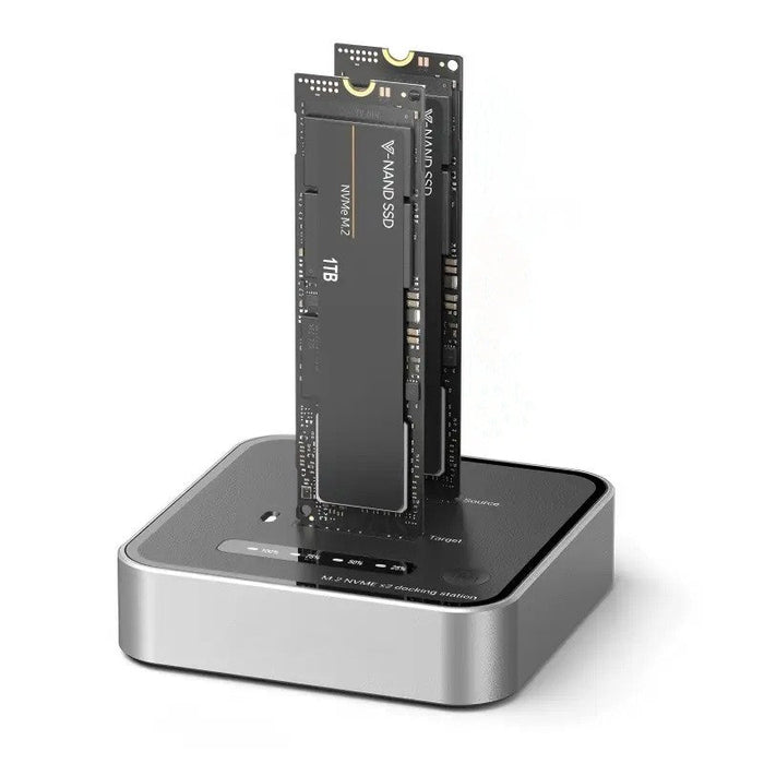 M2 NVME SSD Enclosure NVME Cloner USB 3.2 Gen 2 20 Gbps 20Gbps Type-C